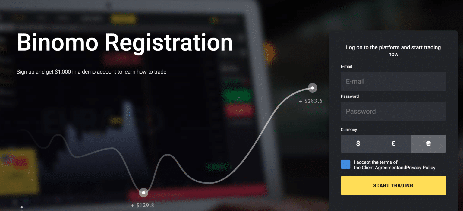 Binomo Registration - A full Guide to sign up 2026